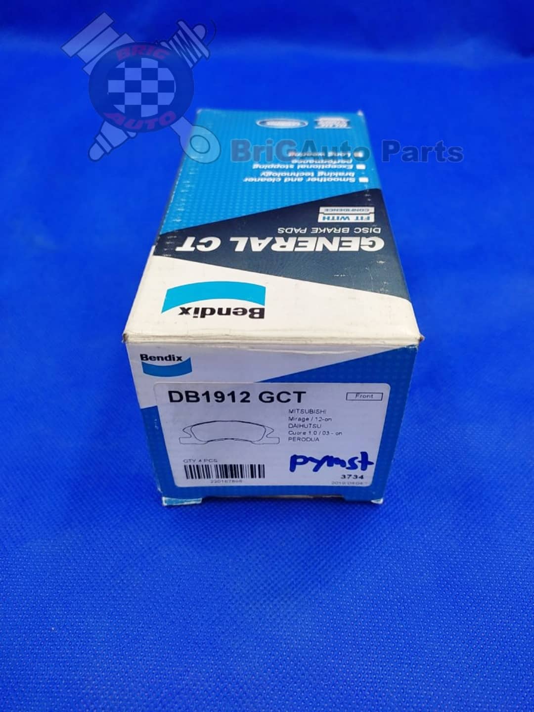 Toyota Wigo G 2014 - 2017 (DB-1912 GCT) Bendix Brake Pad Front | Lazada PH