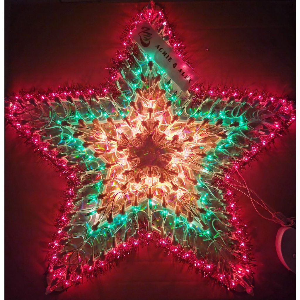 Achie&Alex# WITHBOX Christmas Light Parol Colorful Lantern New Design ...