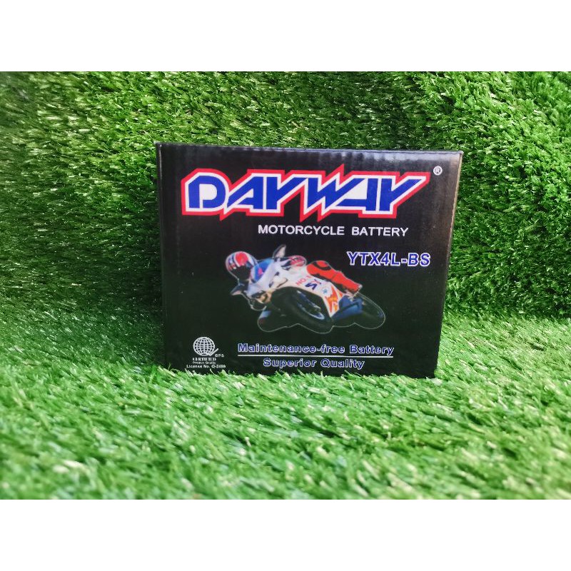 Motorcycle Dayway Battery 4L | Lazada PH