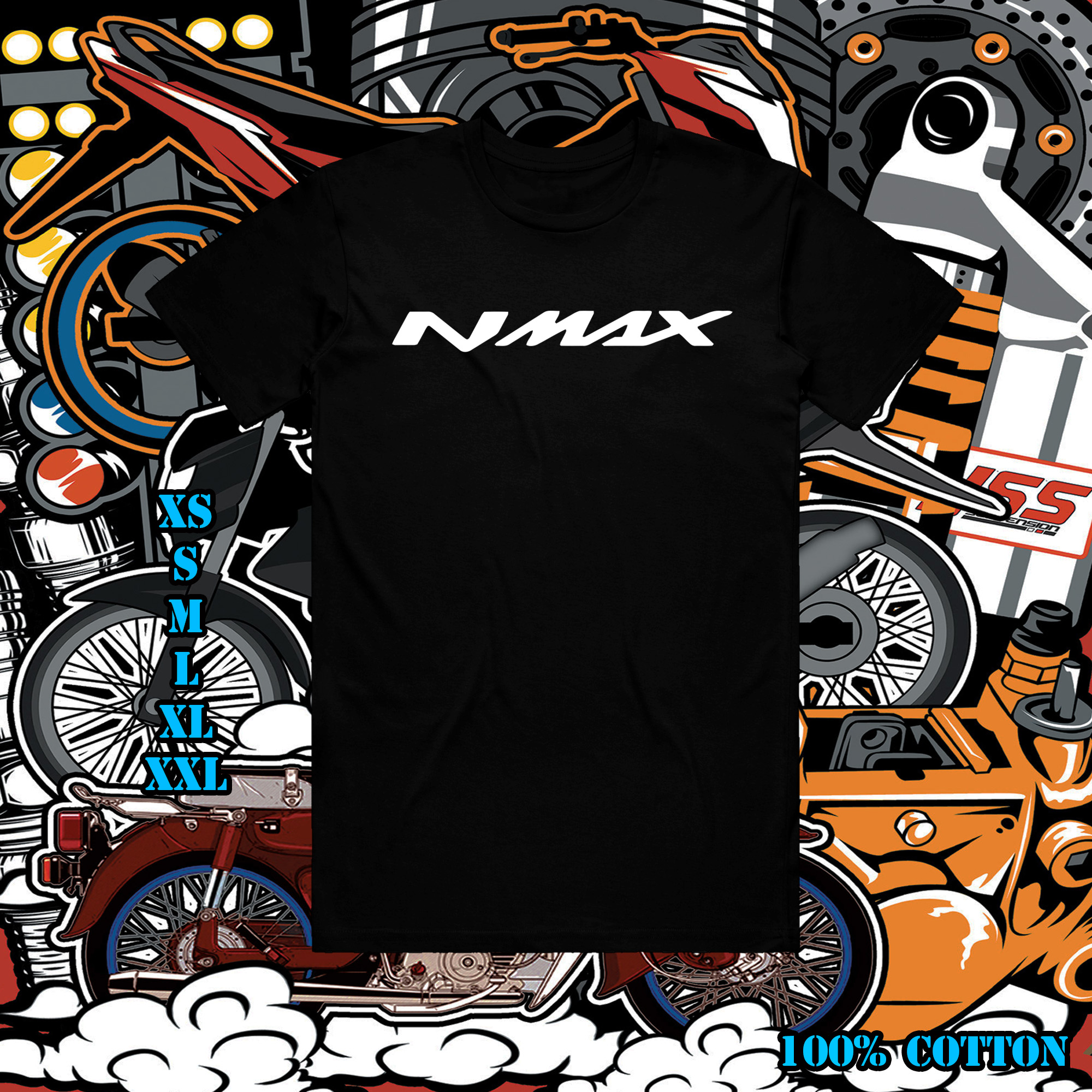 Yamaha Nmax 155 Logo Motorcycle Riders Club Design Shirt (L16) | Lazada PH