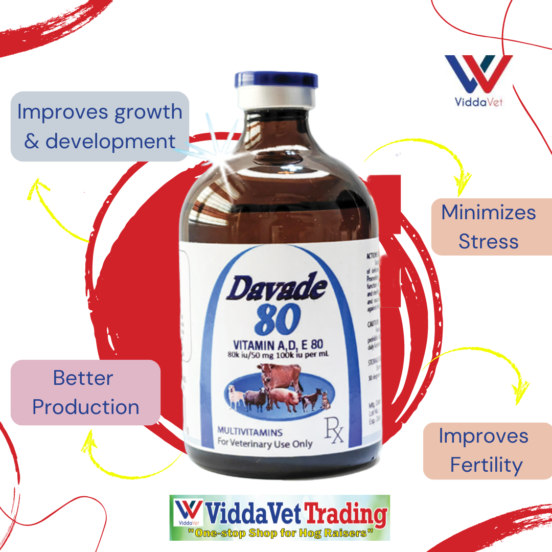 davade 80 100ml bitamina ade for pigs sheep cattle Vitamin ade ...