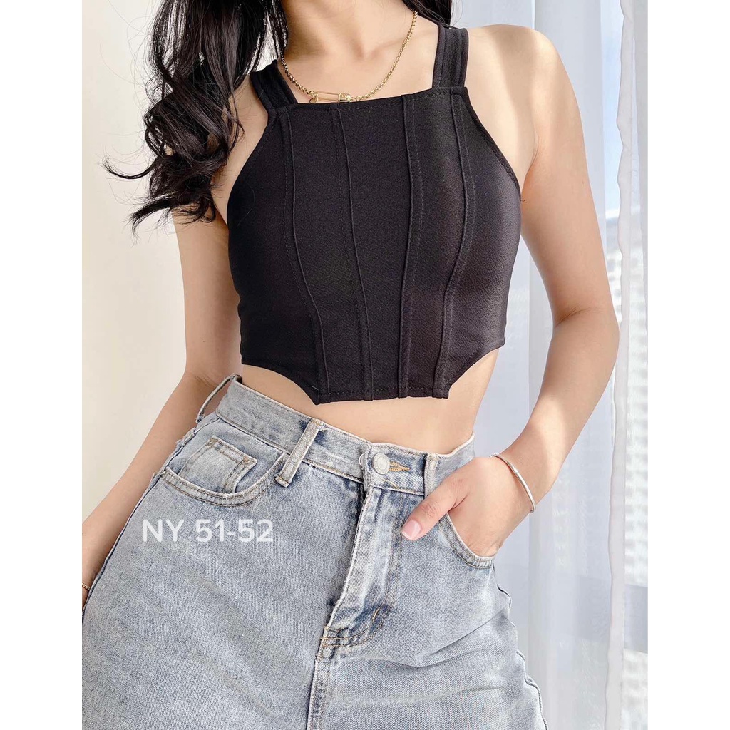 Isabel Corset Crepe Top with Tag | Lazada PH