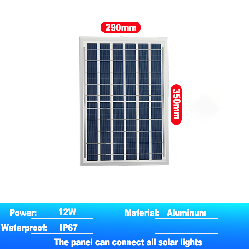 Solar light panel 2 pin solar lamp panel aluminum ip67 polycrystalline ...
