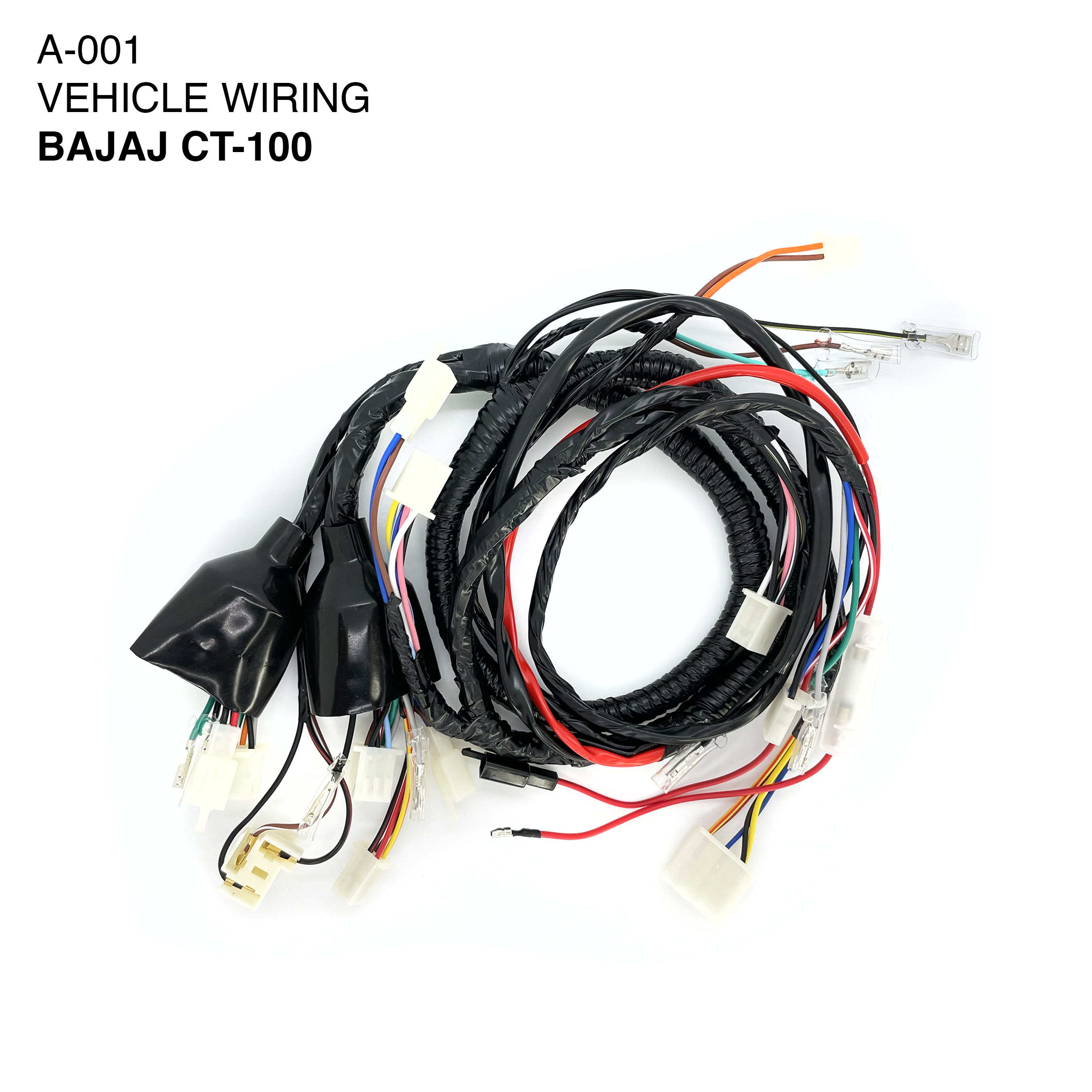 Motorcycle Vehicle Wiring CT-100, TMX-155 CDI, TMX 125, XRM-110, XRM ...
