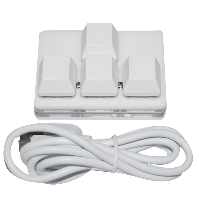 USB Mini Keyboard for Photoshop Drawing Gaming 4 Key Programmable ...