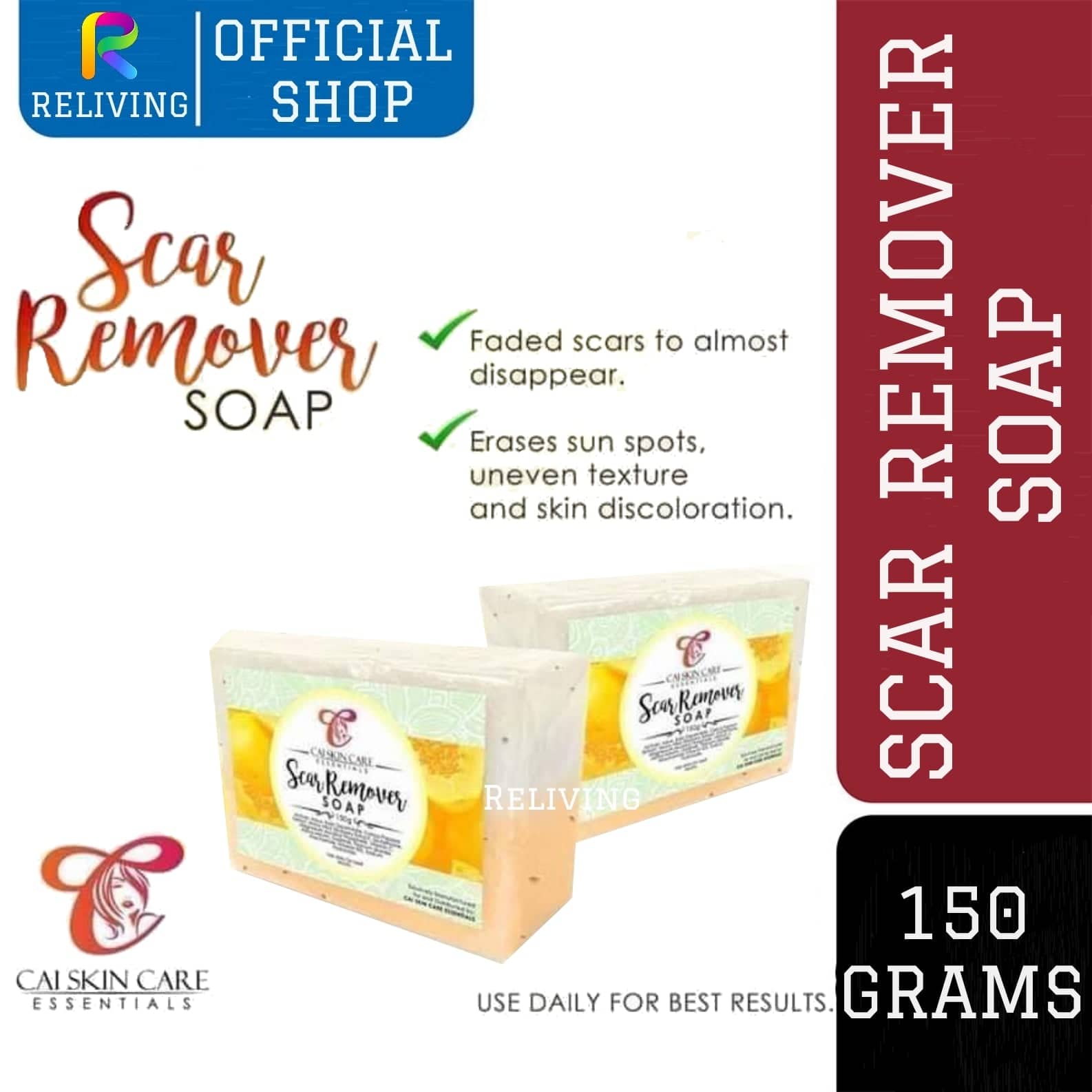SUPER SALE!! HURRY BUY 1 TAKE 1 Trusted CAI SCAR REMOVER SOAP ORIGINAL ...
