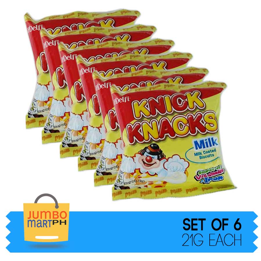 KNICK KNACKS MILK COATED BISCUITS 21G / SET OF 6 | Lazada PH