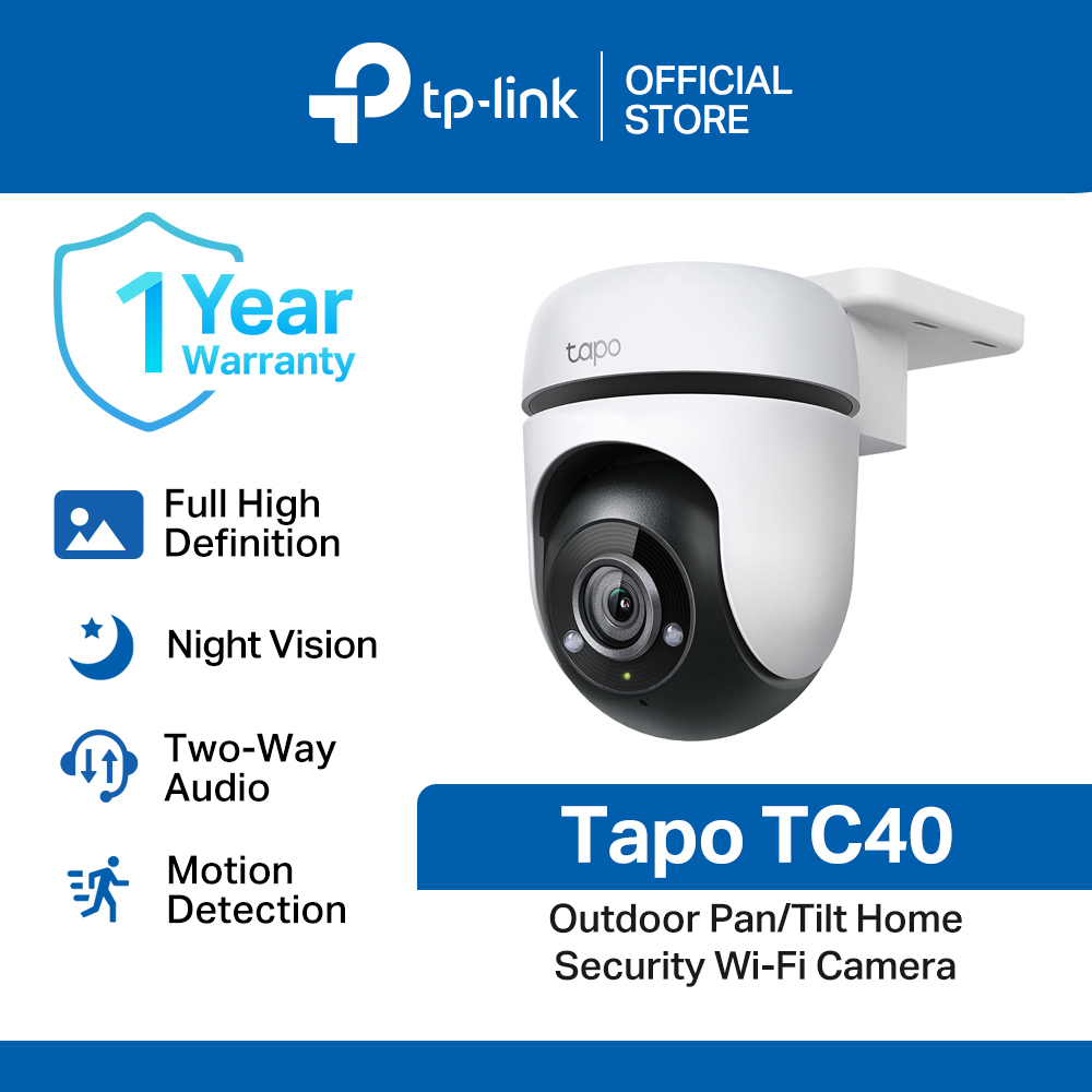 TP-Link Tapo TC40 Outdoor Pan/Tilt Home Security Wi-Fi Camera | Two-Way ...
