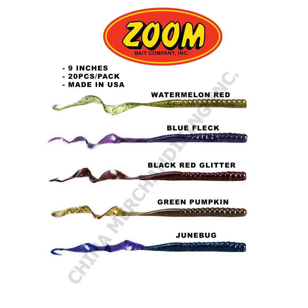 ☜ZOOM MAG II WORMS soft bait artificial worm quality usa♢ | Lazada PH