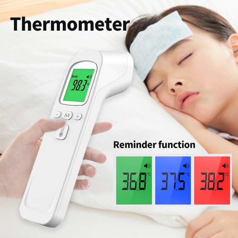 NOXIER Non Contact Thermal Gun Infrared Thermometer 3 Color Alert ...