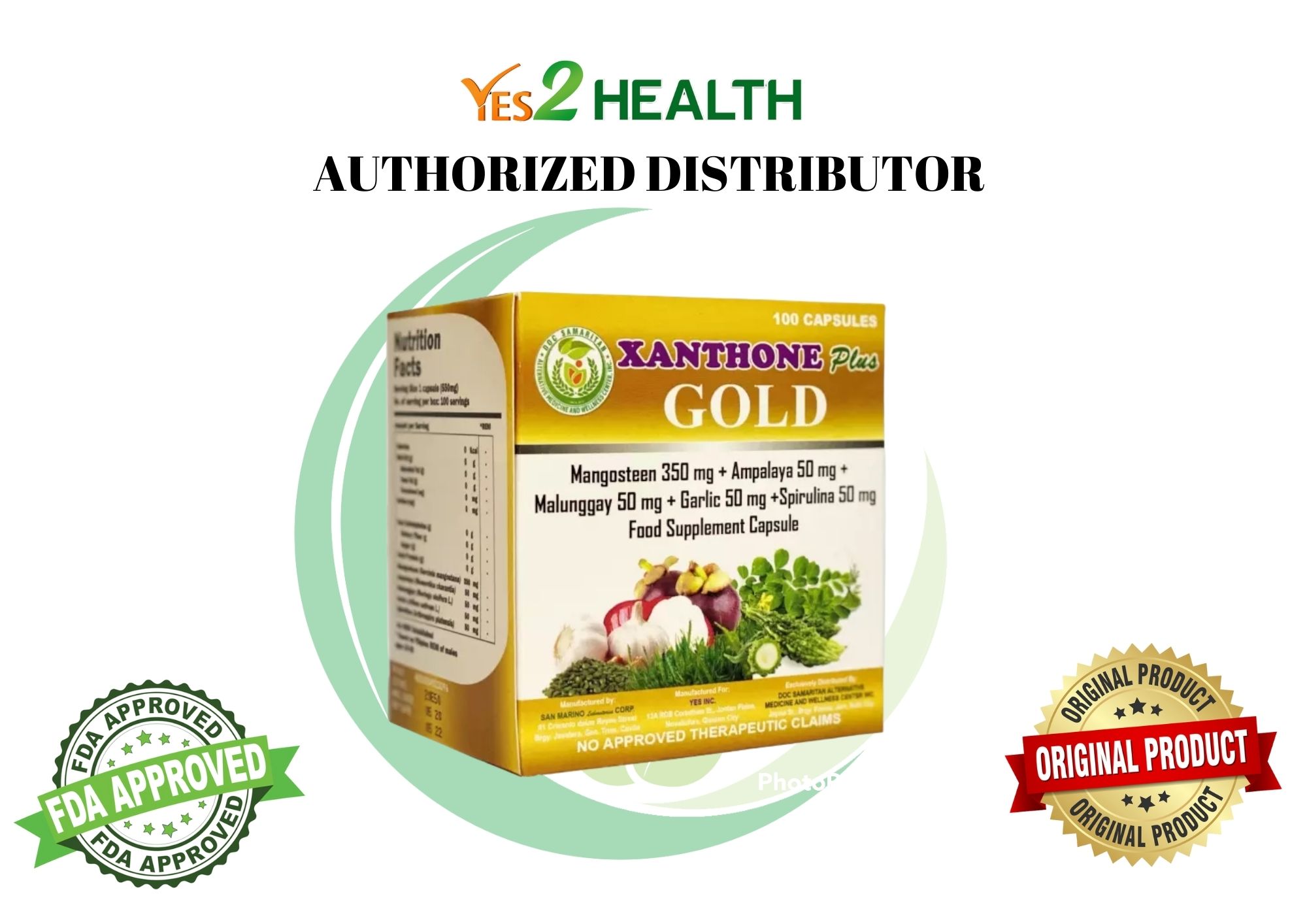 Xanthone Plus Gold 1 Box (100 Capsules) | Lazada PH