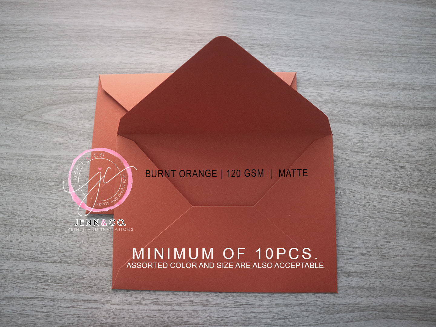 10PCS 5R - 5x7 Envelope wedding invitation maroon, wine red, burnt ...