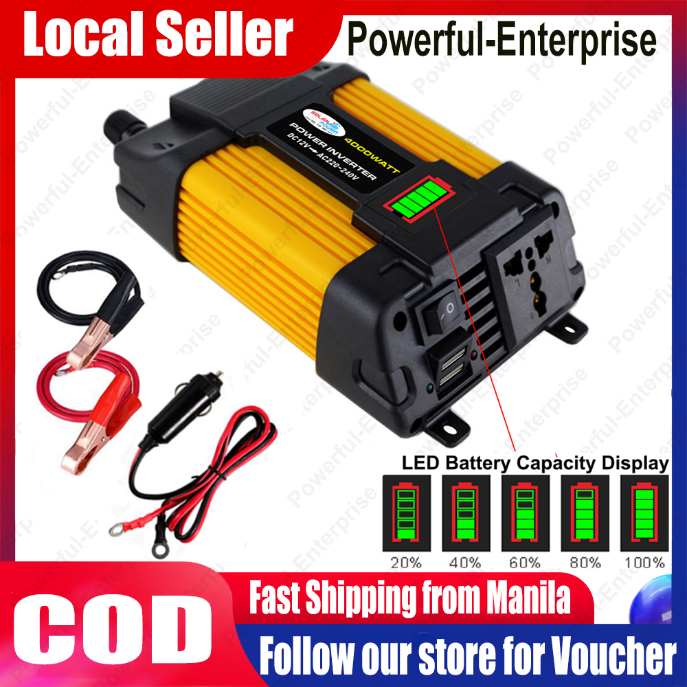 POW 6000W peak power Solar Power Inverter Voltage transformer DC 12V to ...