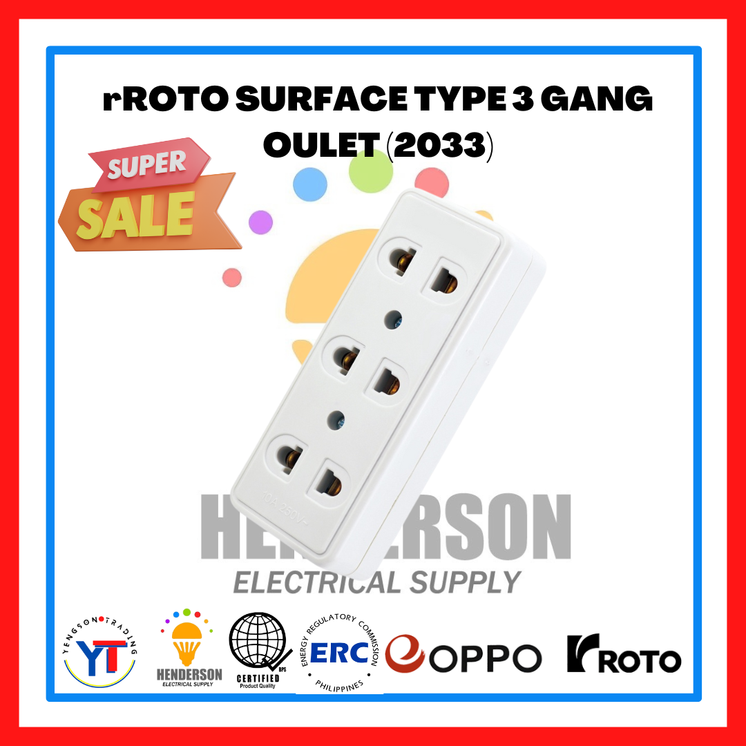 Surface Type Triple Outlet (2033) | Lazada PH