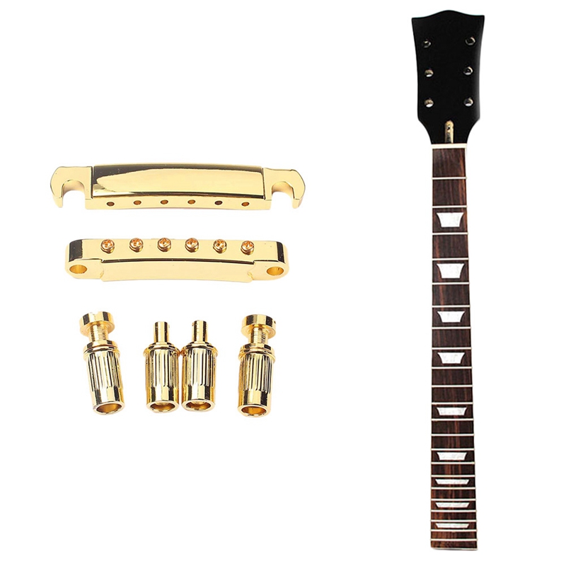 1 Set Gold Plated Guitar Bridge Locking Tune-O-Matic Tom Bridge and ...