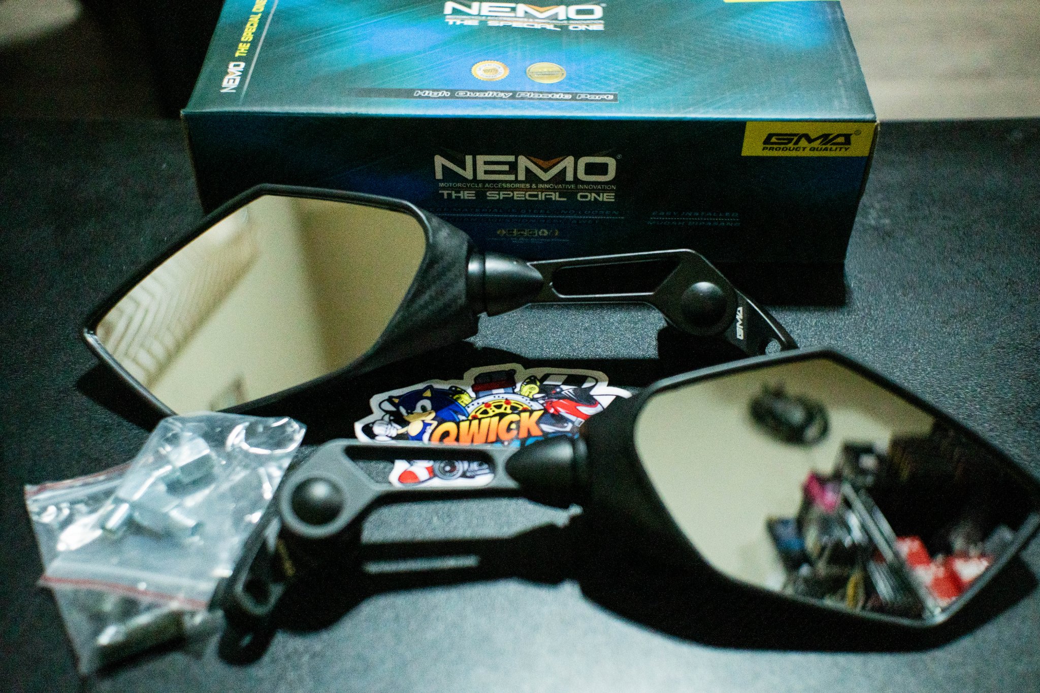 NEMO “DUCATI x NINJA STYLE” SIDE MIRROR 1008 (UNIVERSAL) | Lazada PH