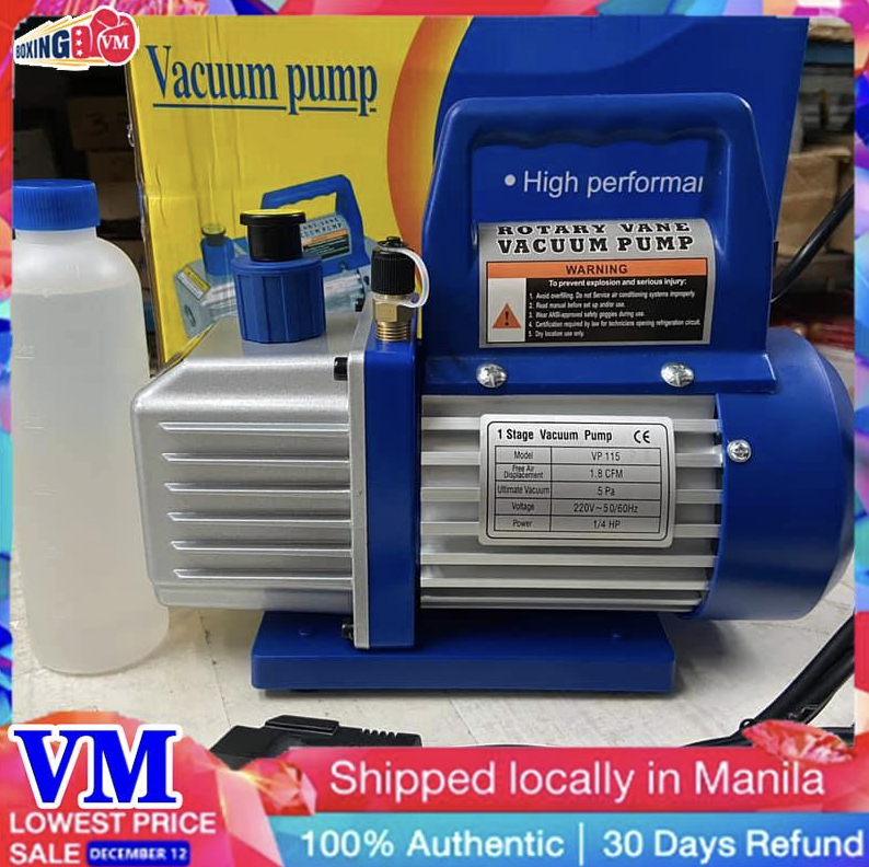 Boxing Vm Rotary Vane Vacuum Pump 1/4hp VP115 Single Stage (3cfm ...