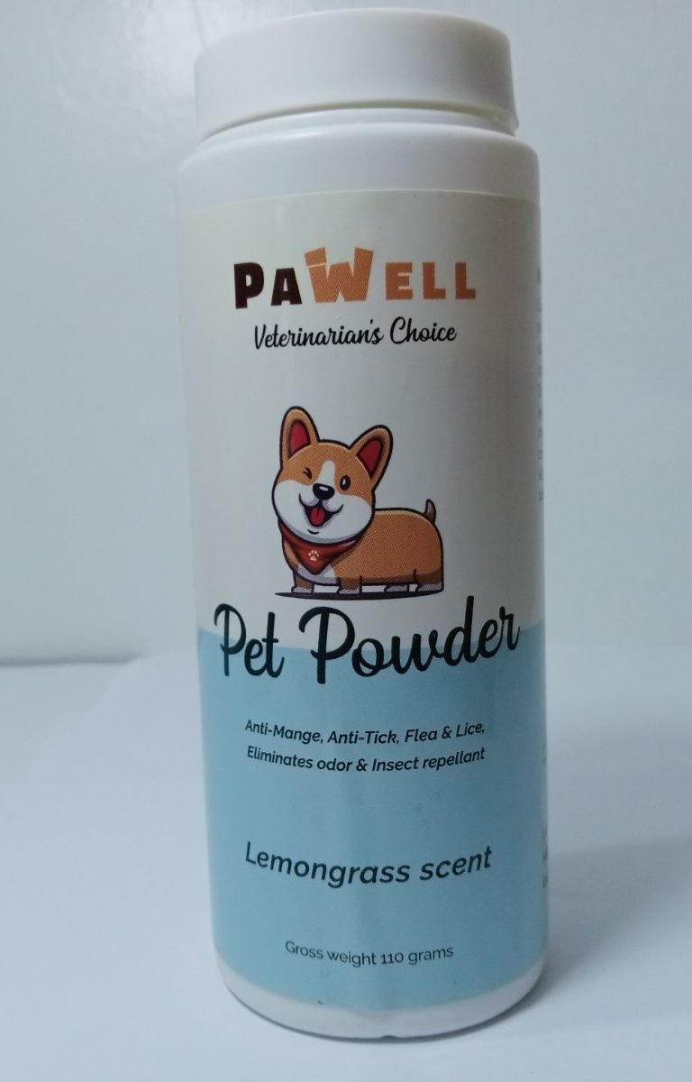 [3G AGRIVET] 1 PC PAWELL PET POWDER 110 GRAMS / ANTI TICK AND FLEA ...