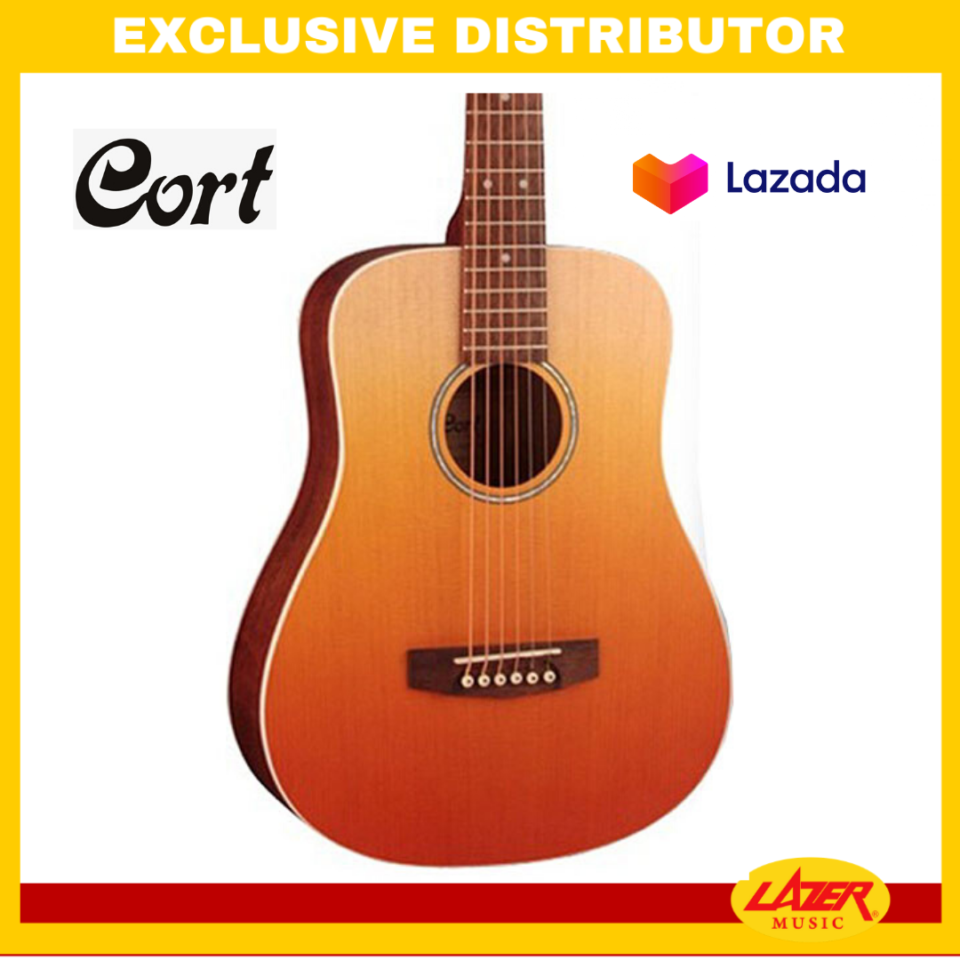 Cort AD MINI E-OG Acoustic Electric Guitar With Bag - Orange Grade ...