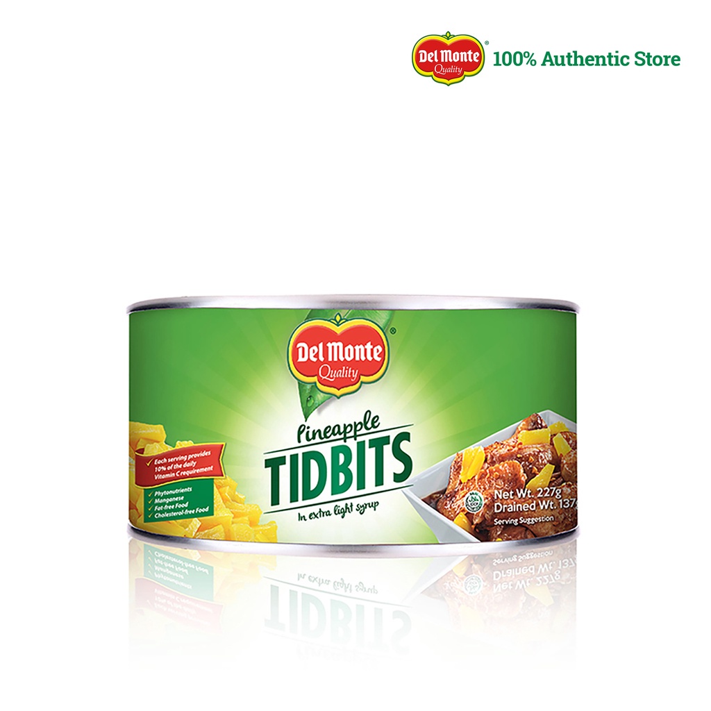 Canned food Del Monte Pineapple Tidbits 227g FREE SHIPPING BH Official ...