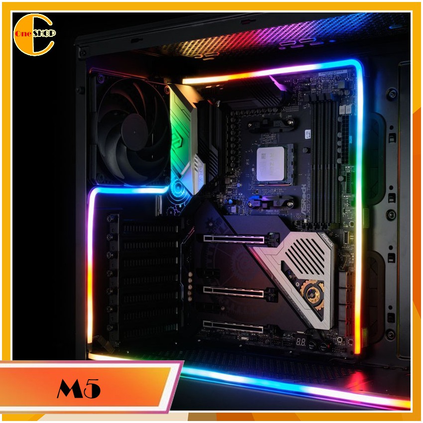 PHANTEKS M5 3 Pin Gorgeous 550mm PC Case Motherboard RGB Light Strip ...