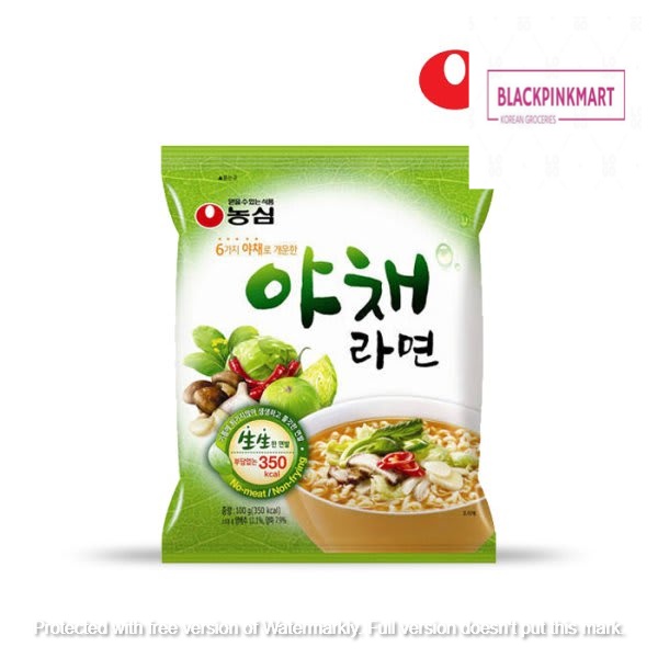 YACHAE (VEGETABLE) RAMYEON MULTI 100G (nongshim vegetable noodle ...