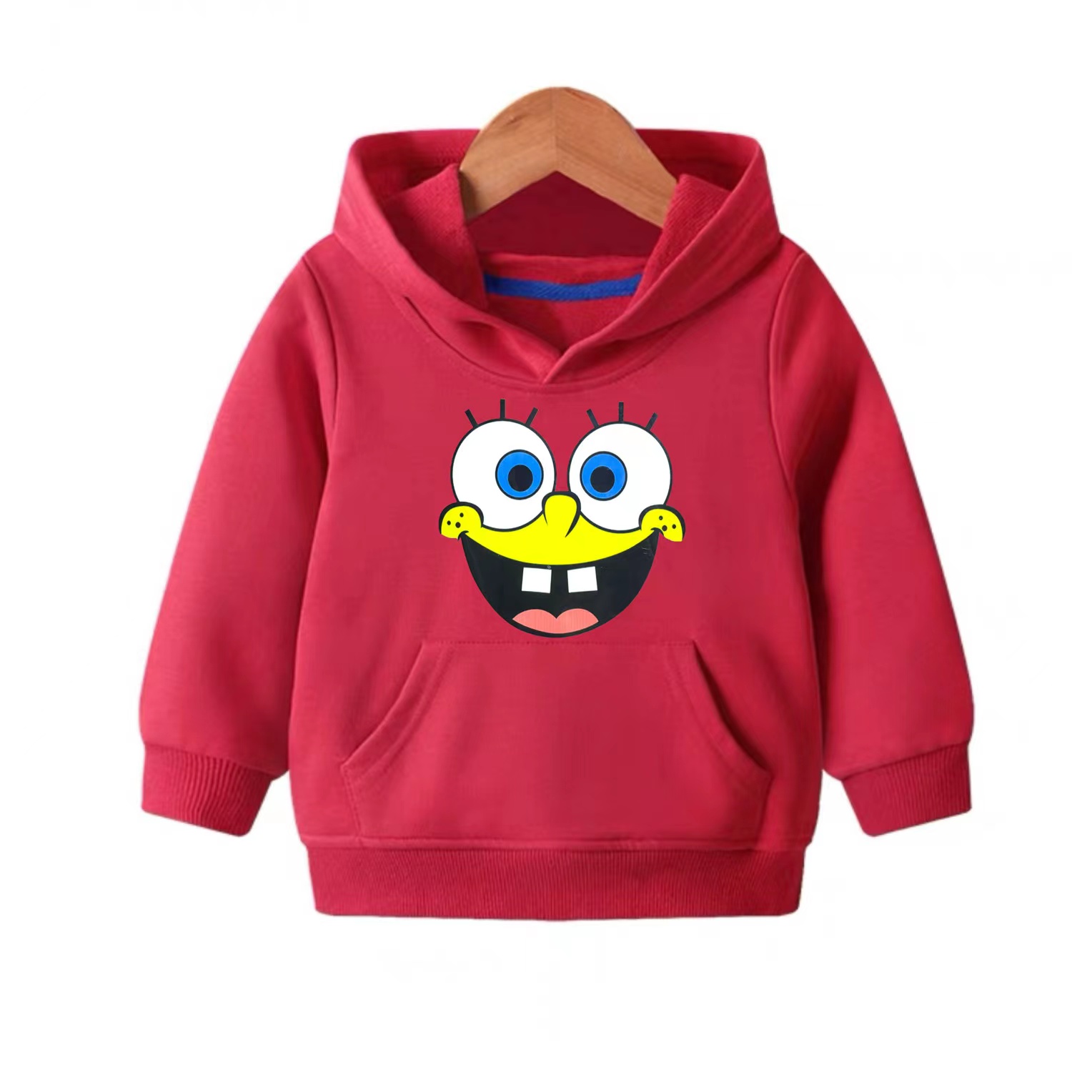 Kid's Unisex Cotton Cloth Fashion Sweater Cartoon Character "SPONGE BOB ...