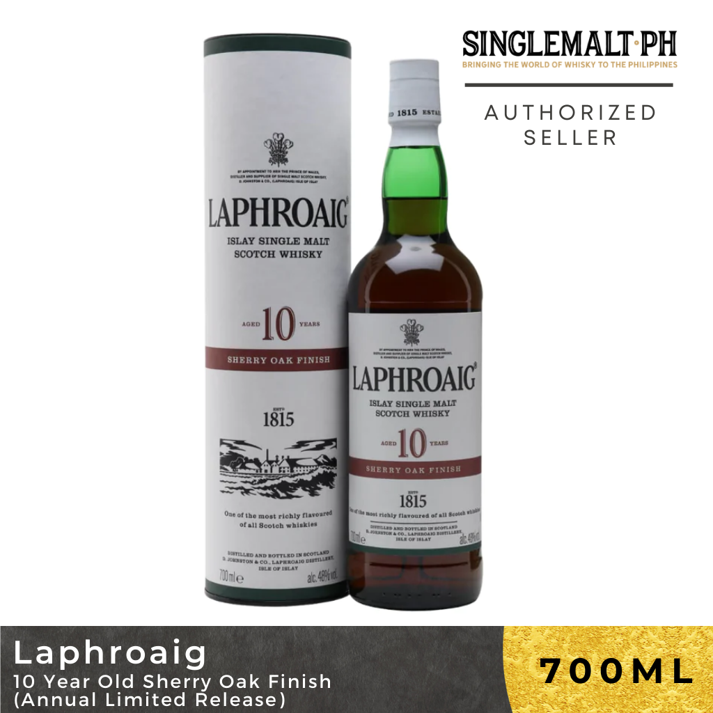 Laphroaig 10 Year Old Sherry Oak Finish 70cl (Annual Limited Release ...