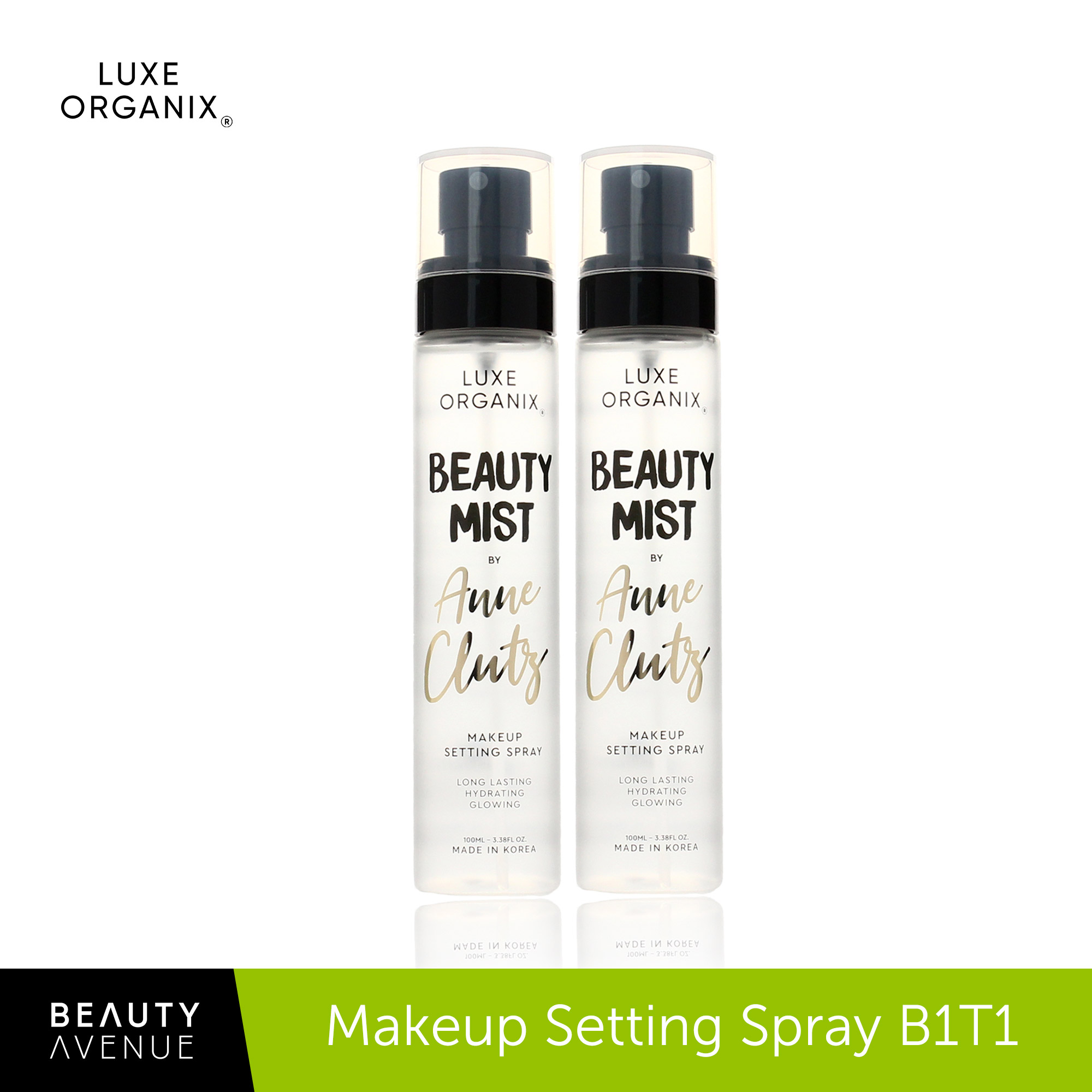 Luxe Organix Makeup Setting Spray Beauty Mist by Anne Clutz 100ml B1T1 ...