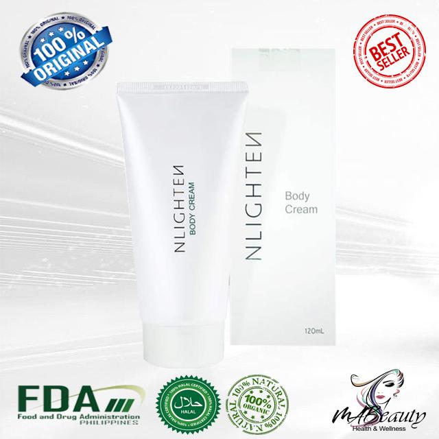 NLIGHTEN BODY CREAM Instant Whitening Lotion Moisturizer w/ SPF20 ...