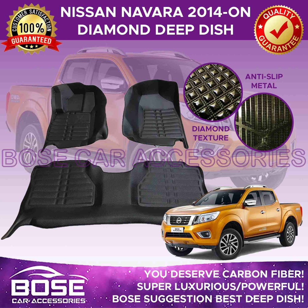 【READY STOCK】 ☟TPE 5D Car Deep Dish Matting for Nissan Navara VL EL ...