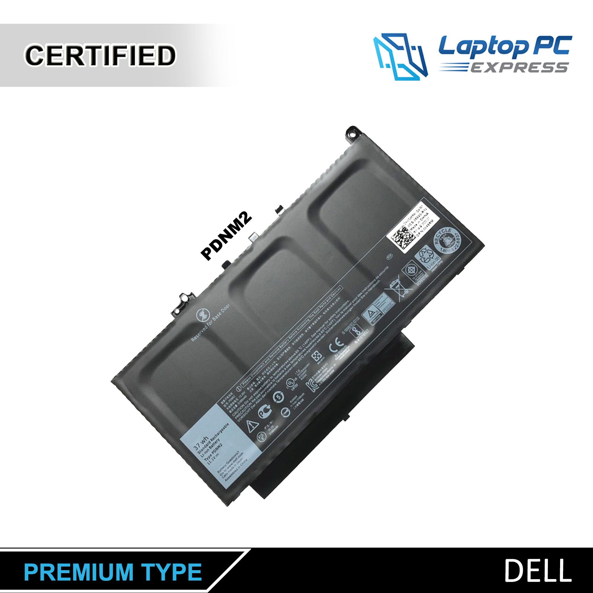 Dell Laptop Battery PDNM2 compatible with Dell Latitude 12 E7270 and ...