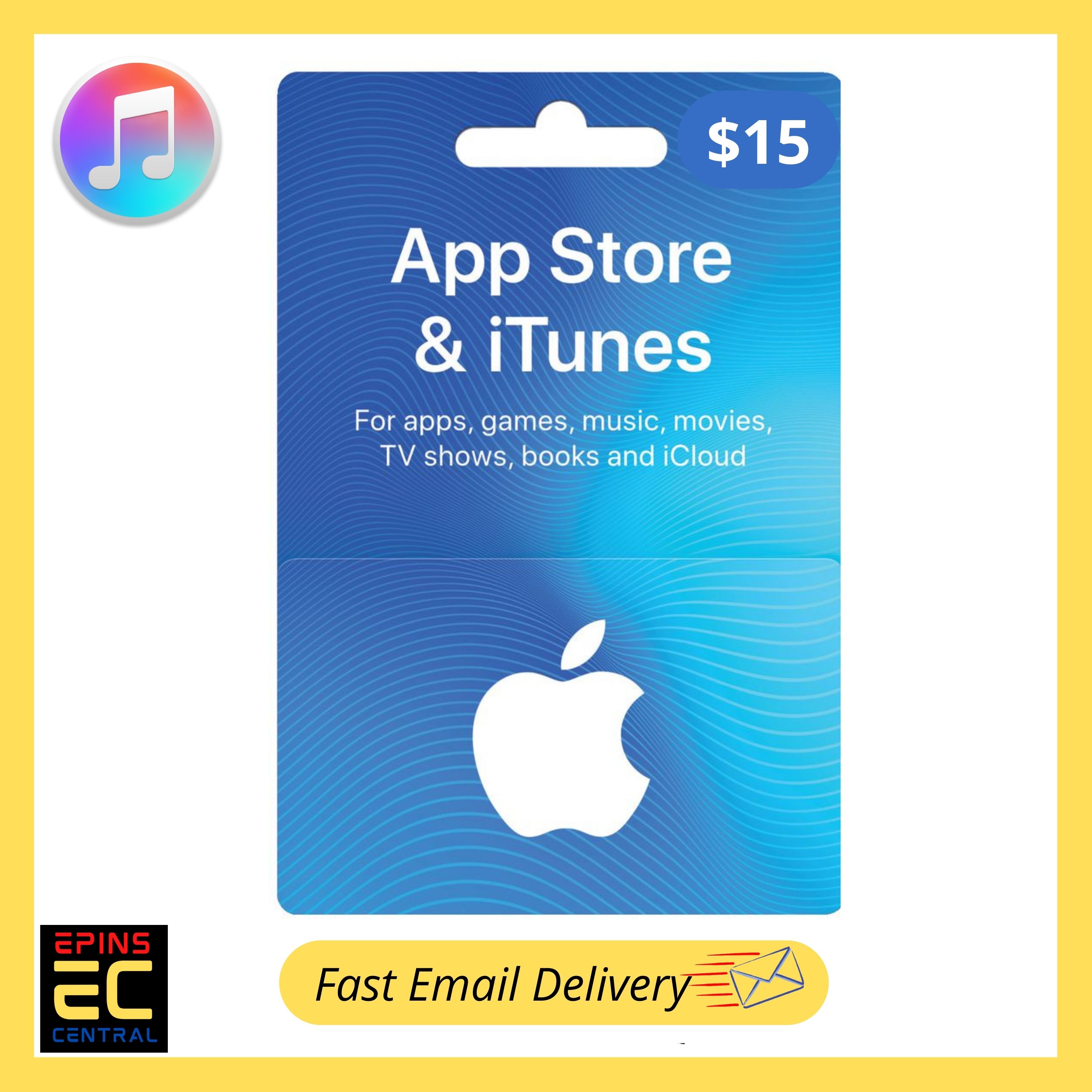 iTunes USD15 Gift Code US Region (Fast Email Delivery) | Lazada PH