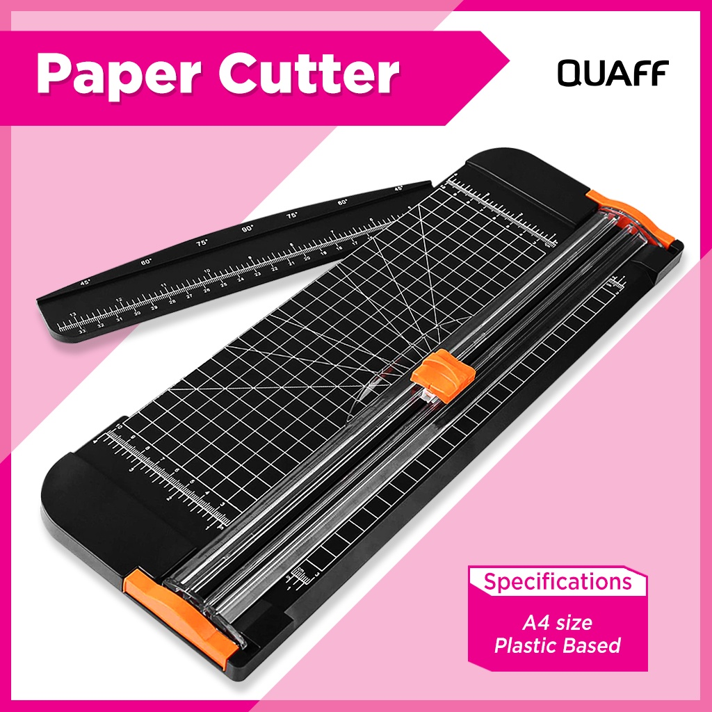 QUAFF Paper Cutter Plastic Based A4 size & Paper Trimmer Replacement ...