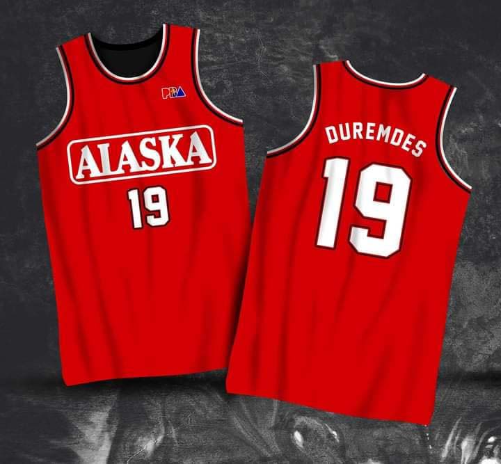 ALASKA KENNETH DUREMDES 19 RED FULL SUBLIMATION HIGH QUALITY JERSEY ...