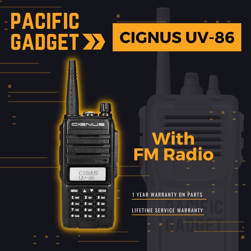 Cignus UV-86 Dualband 5watts Two Way Radio walkie talkie radio | Lazada PH