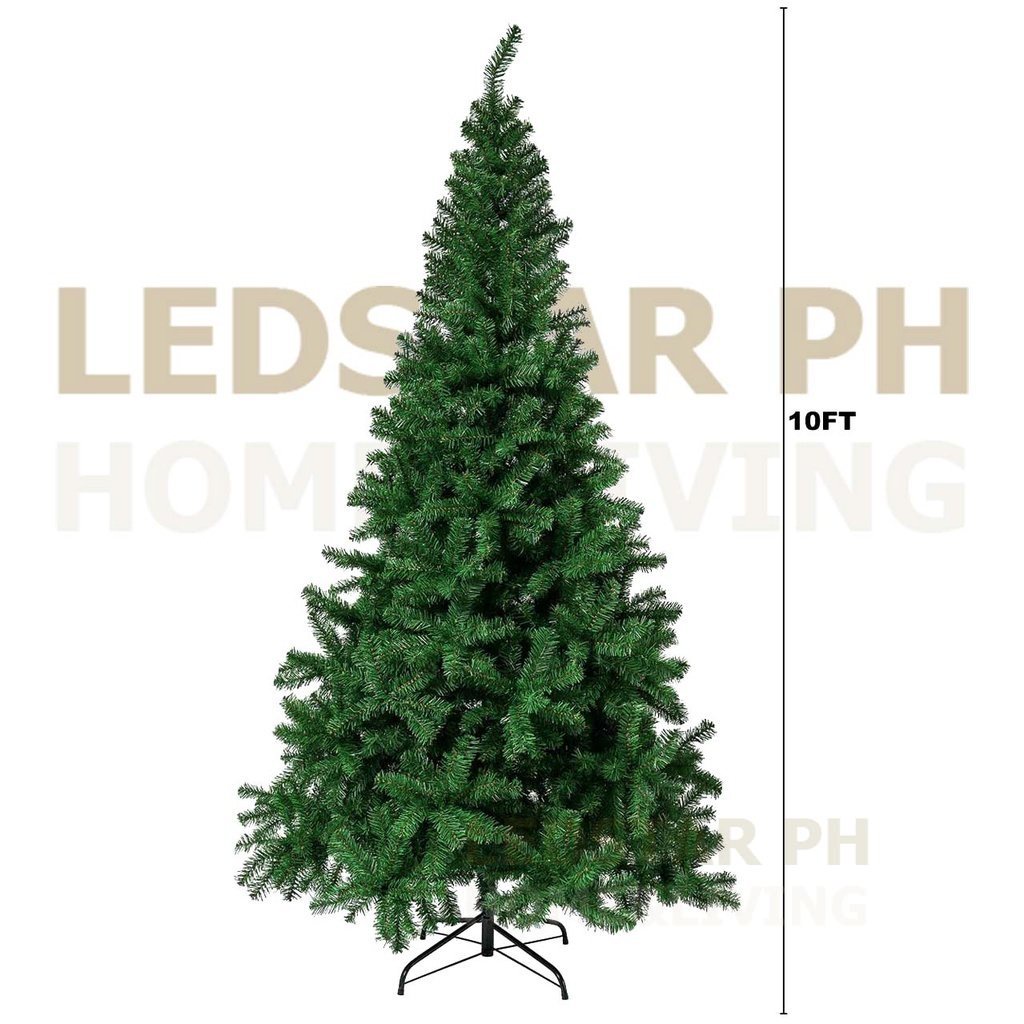 10FT Christmas tree Giant Christmas Tree, Snow Green Artificial ...