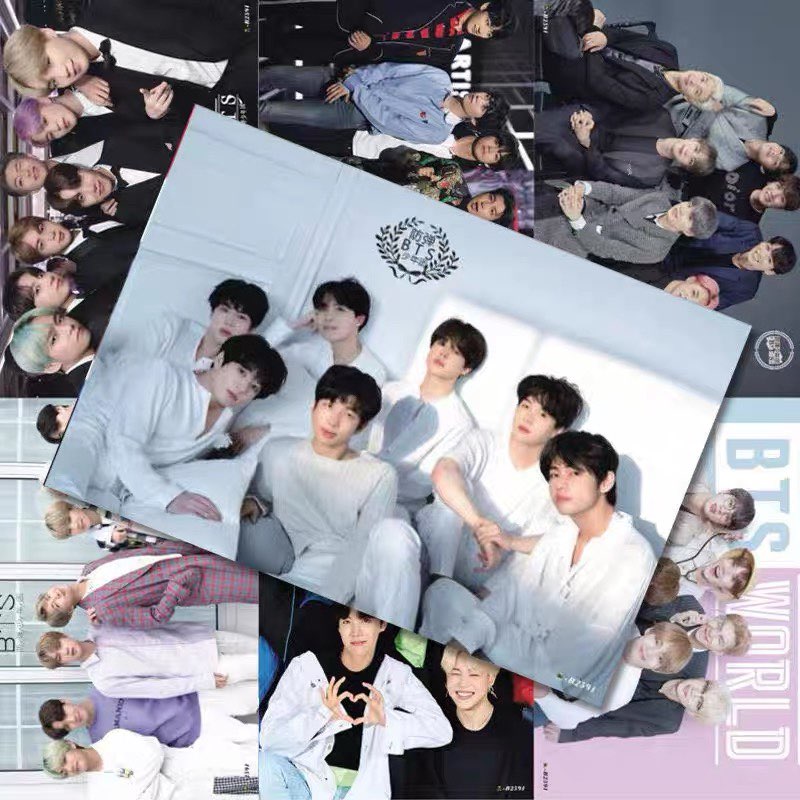 KPOP BTS BT21 BANGTAN BOYS POSTER// 8PCS IN ONE PACK | Lazada PH