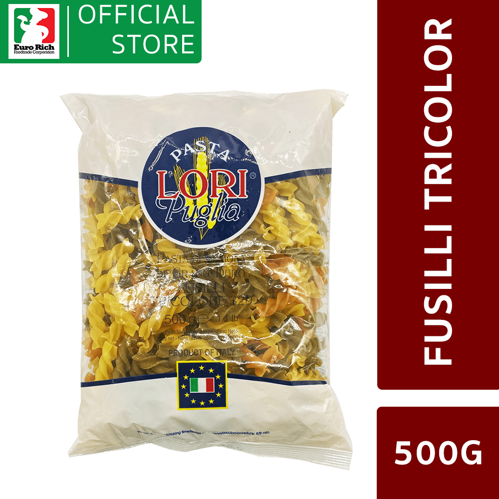 Lori Fusilli Tricolor Pasta 500g | Lazada PH