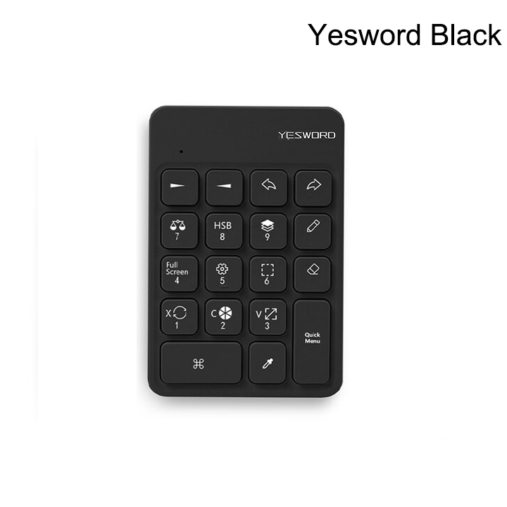 Aoiktye Wireless Keyboard for Procreate Mini Portable Rechargeable ...