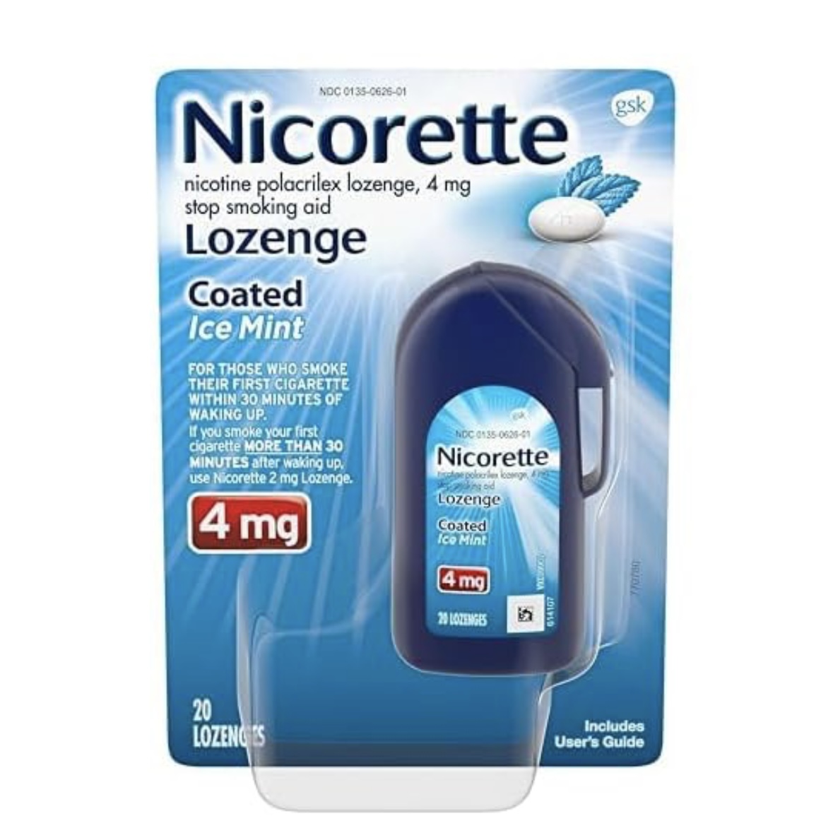Nicorette Lozenge 20 Lozenges Coated Ice Mint | Lazada PH