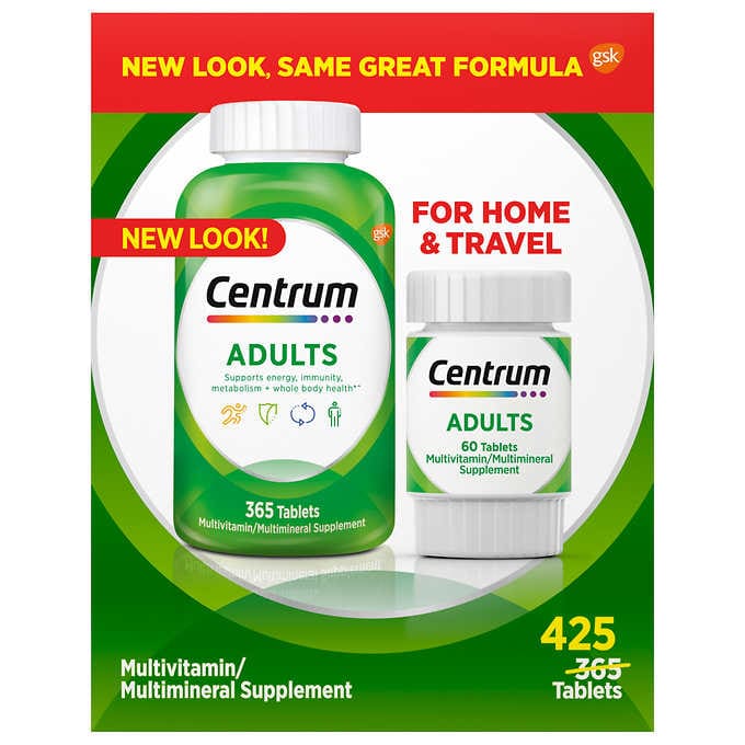 Centrum Adults Multivitamin, 425 Tablets, EXP DEC 2023, Pinoy Strong ...