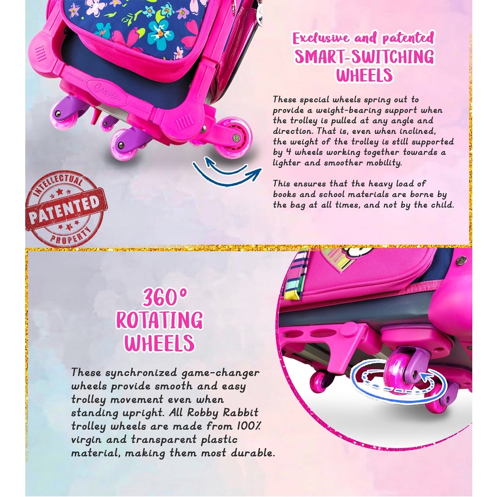 Robby Rabbit Power Large House-Type Trolley | Lazada PH