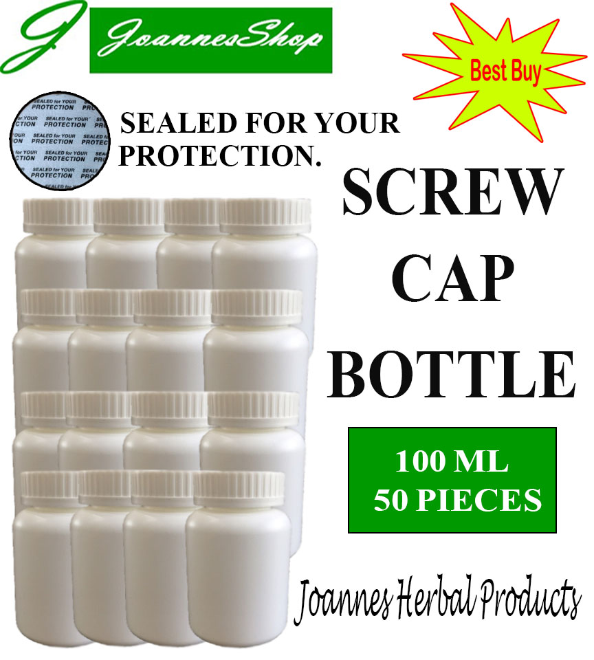 [50 pcs] 100ml MEDICINE BOTTLE PRESSURE SEAL LOCK (medicine bottles ...