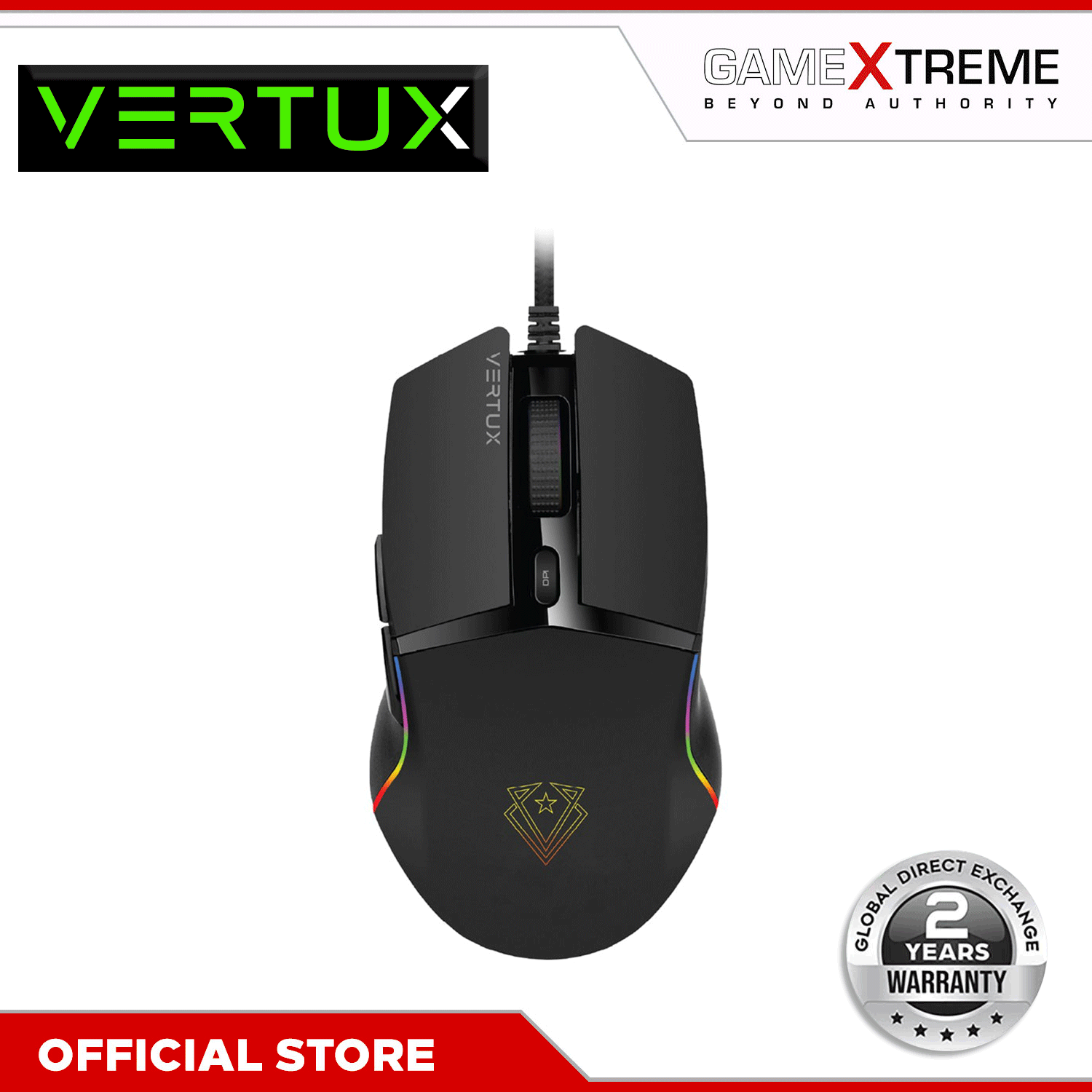 Vertux Argon Lag-Free Optimum Performance Gaming Mouse | Lazada PH