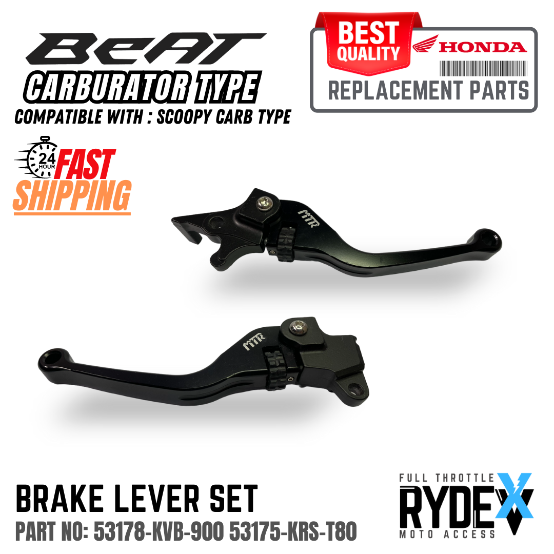 BRAKE LEVER SET Honda Beat Carb (53178-KVB-900 / 53175-KRS-T80) | Lazada PH
