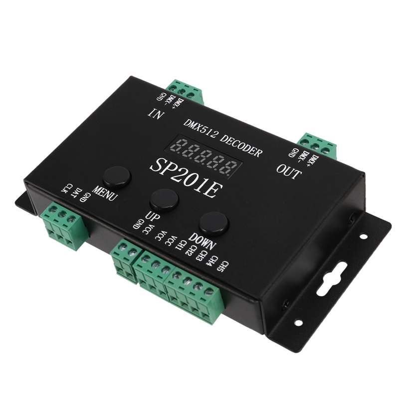 SP201E DMX512 WS2812B WS2811 DMX to SPI Controller Decoder,Support ...
