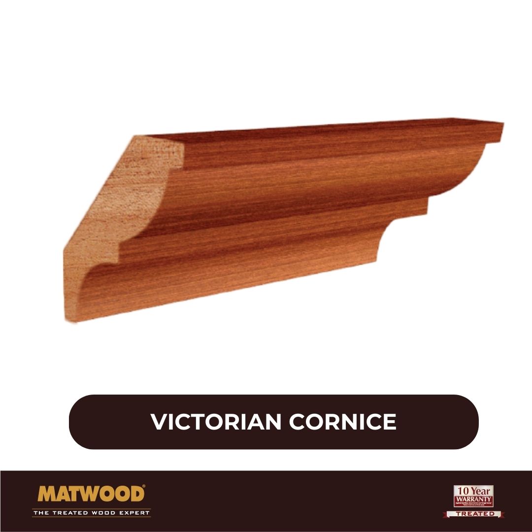 Matimco Matwood Solid Moulding VICTORIAN CORNICE 1x4, 1x6 8 Feet ...