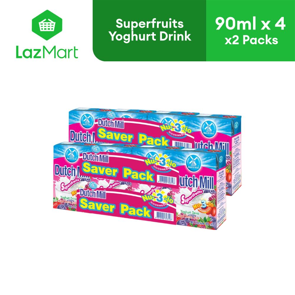 Dutch Mill Yoghurt Drink Superfruits with Mixed Berries Juice ...
