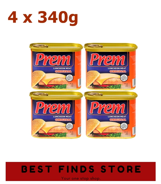 Prem Luncheon Meat Original 340g - Pack of 4 | Lazada PH